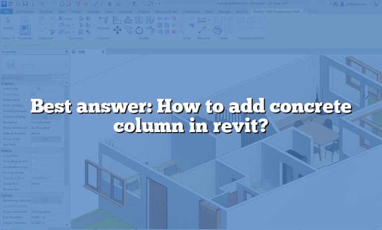Best answer: How to add concrete column in revit?