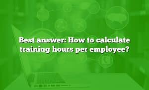 Best answer: How to calculate training hours per employee?