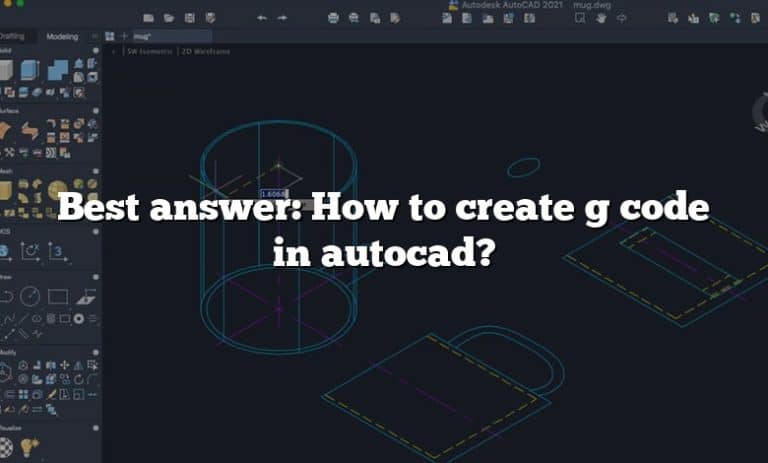 Best answer: How to create g code in autocad?