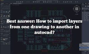 Best answer: How to import layers from one drawing to another in autocad?