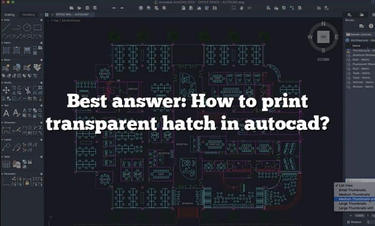 Best answer: How to print transparent hatch in autocad?