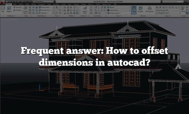 Frequent answer: How to offset dimensions in autocad?