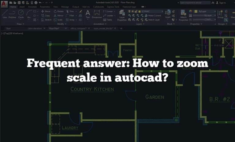 Frequent answer: How to zoom scale in autocad?
