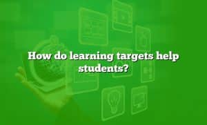 How do learning targets help students?