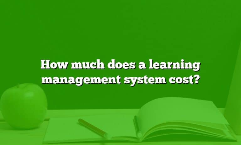 How much does a learning management system cost?