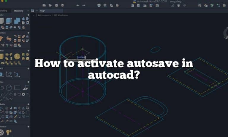 How to activate autosave in autocad?