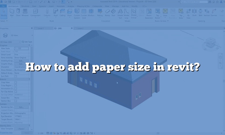 How To Add Paper Size In Revit 