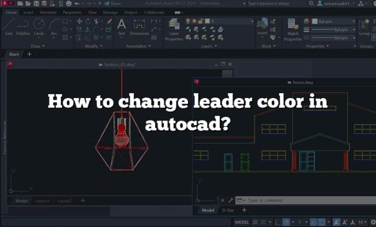 How To Change Leader Color In Autocad how-to-change-leader-color-in-autocad