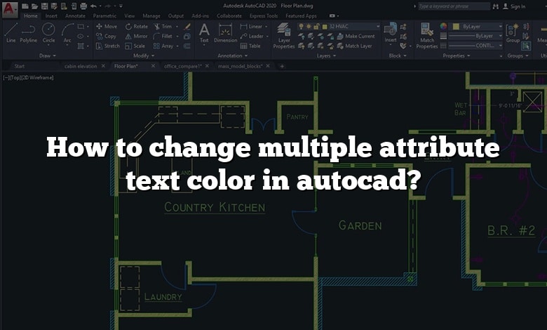 How To Change Multiple Attribute Text Color In Autocad how-to-change-multiple-attribute-text-color-in-autocad
