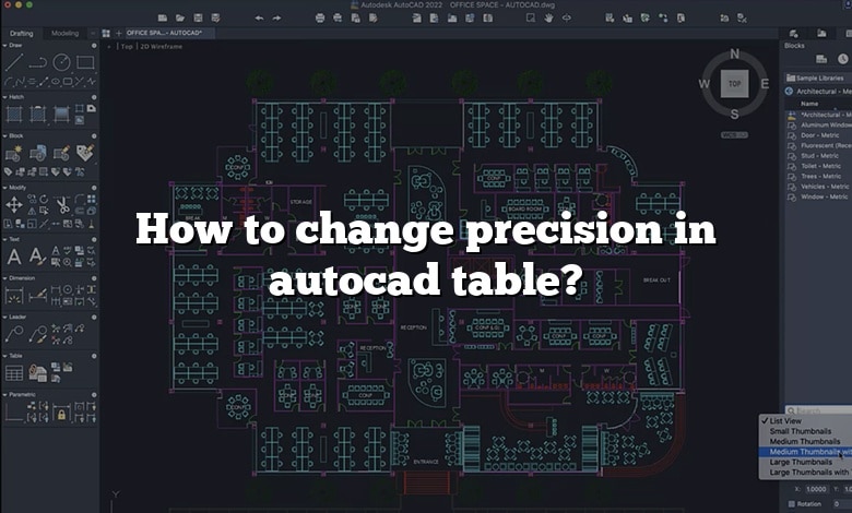 How To Change Precision In Autocad Table how-to-change-precision-in-autocad-table