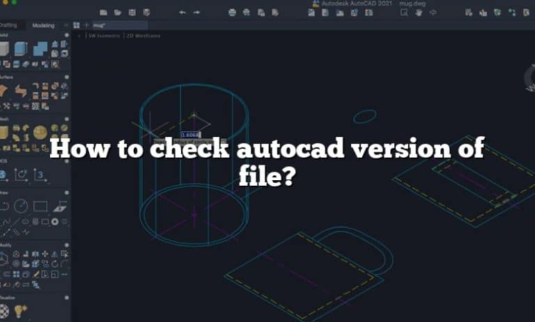 How to check autocad version of file?