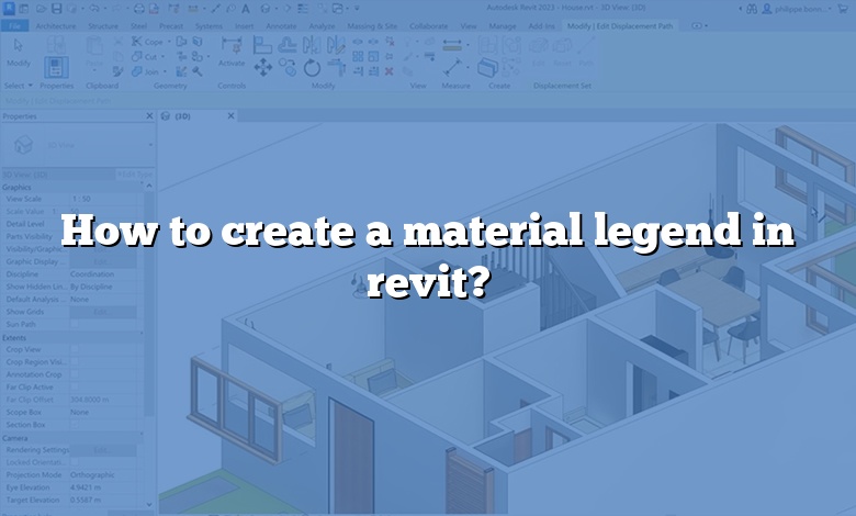 How To Create A Material Legend In Revit Answer 2022