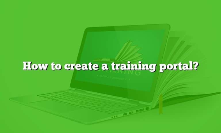 How to create a training portal?