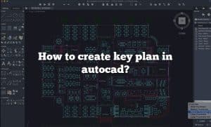 How to create key plan in autocad?