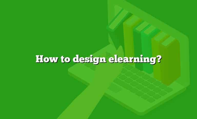 How to design elearning?