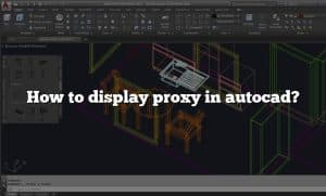 How to display proxy in autocad?