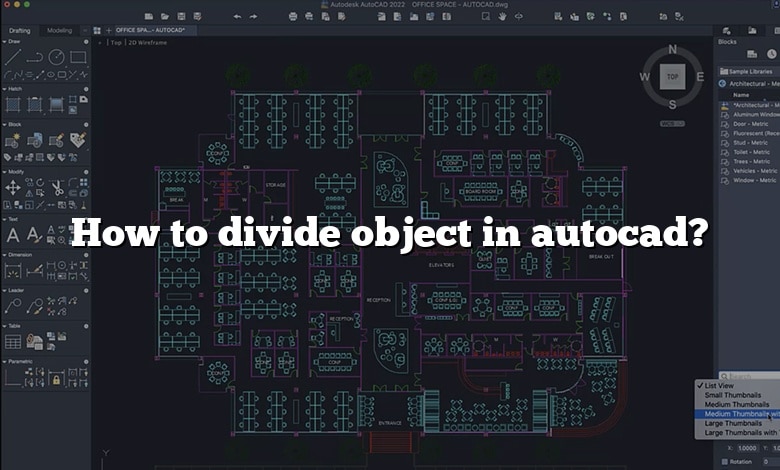 How To Divide Object In Autocad 6986