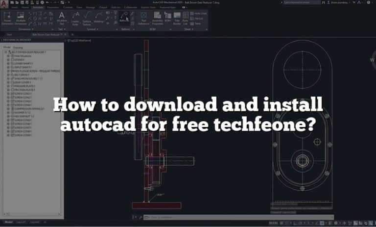 How to download and install autocad for free techfeone?