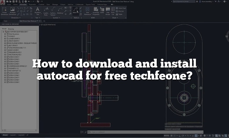 How to download and install autocad for free techfeone?