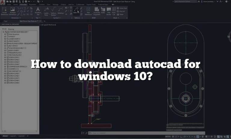 How to download autocad for windows 10?