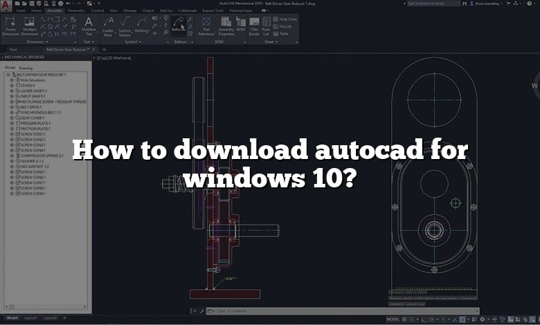 How to download autocad for windows 10?