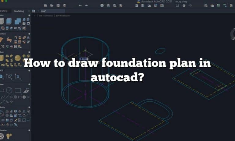 How to draw foundation plan in autocad?