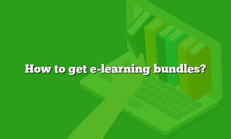 How to get e-learning bundles?