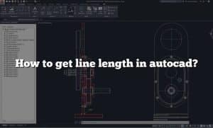 How to get line length in autocad?