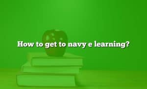 How to get to navy e learning?