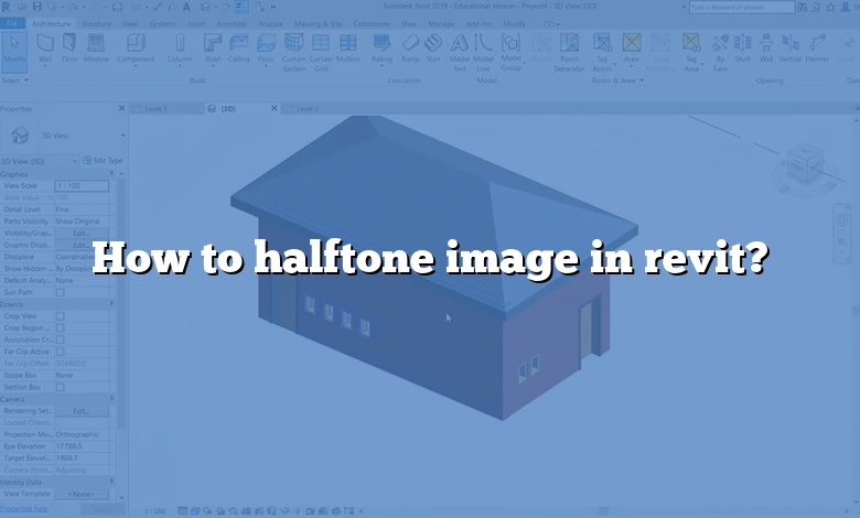 How To Halftone Image In Revit 
