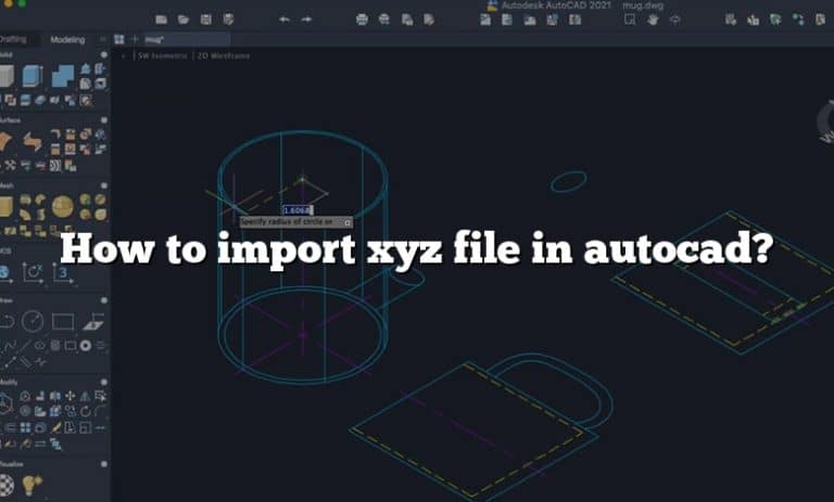 How to import xyz file in autocad?