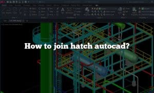 How to join hatch autocad?
