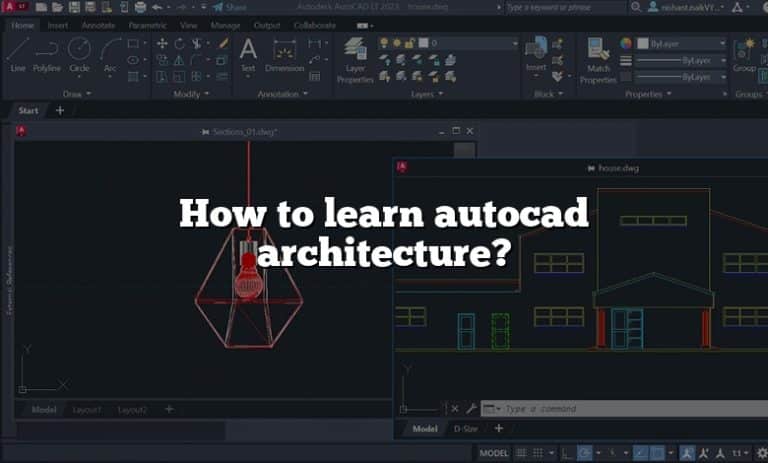 How to learn autocad architecture?