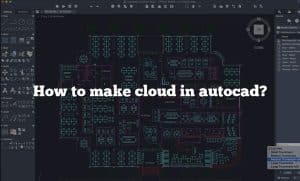 How to make cloud in autocad?