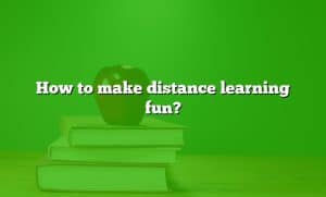 How to make distance learning fun?