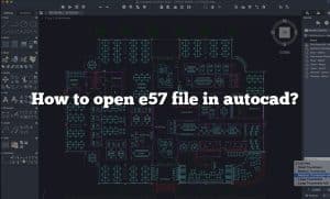 How to open e57 file in autocad?