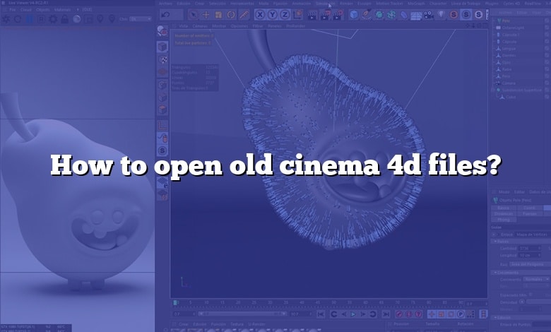 How to open old cinema 4d files?