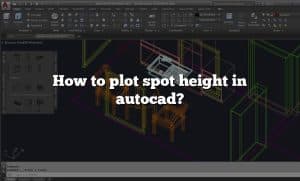 How to plot spot height in autocad?