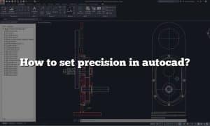 How to set precision in autocad?