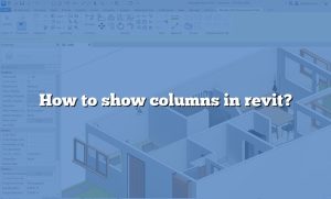 How to show columns in revit?