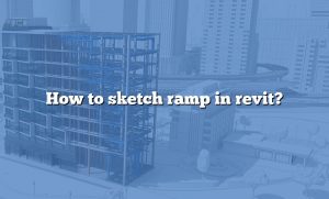 How to sketch ramp in revit?