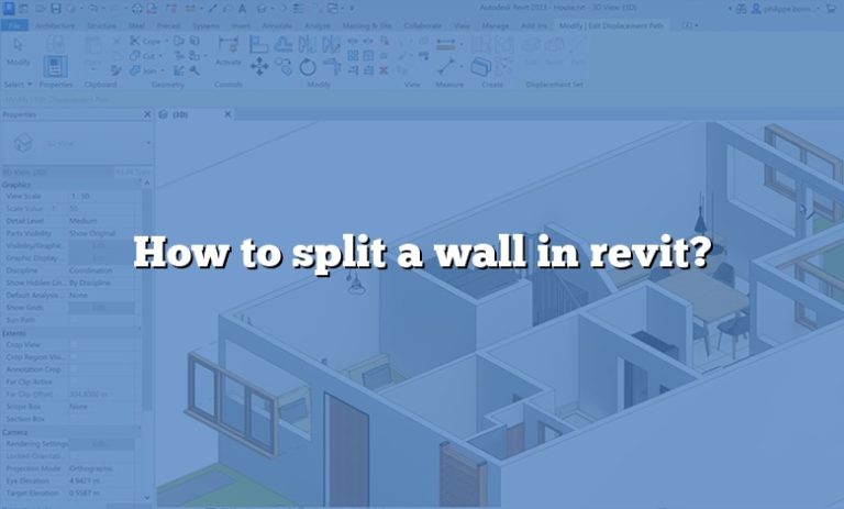 How to split a wall in revit? [Answer] 2022
