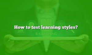 How to test learning styles?