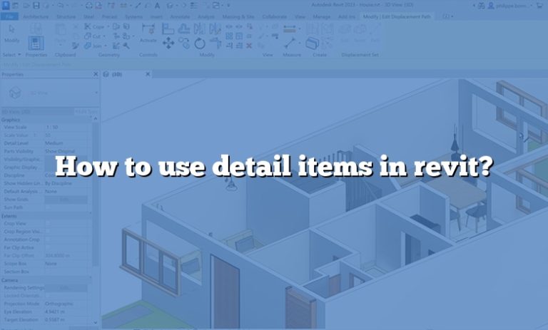 How to use detail items in revit?
