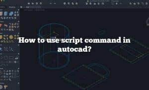 How to use script command in autocad?