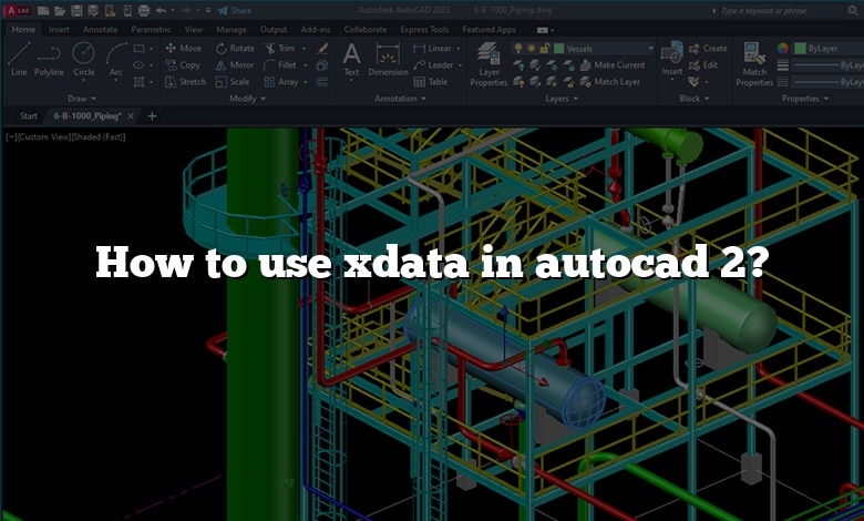 How to use xdata in autocad 2?