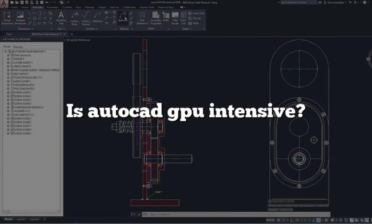 Is autocad gpu intensive?