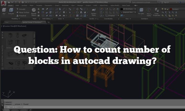 Question: How to count number of blocks in autocad drawing?