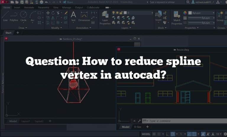 Question: How to reduce spline vertex in autocad?
