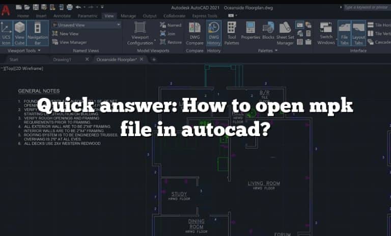 Quick answer: How to open mpk file in autocad?